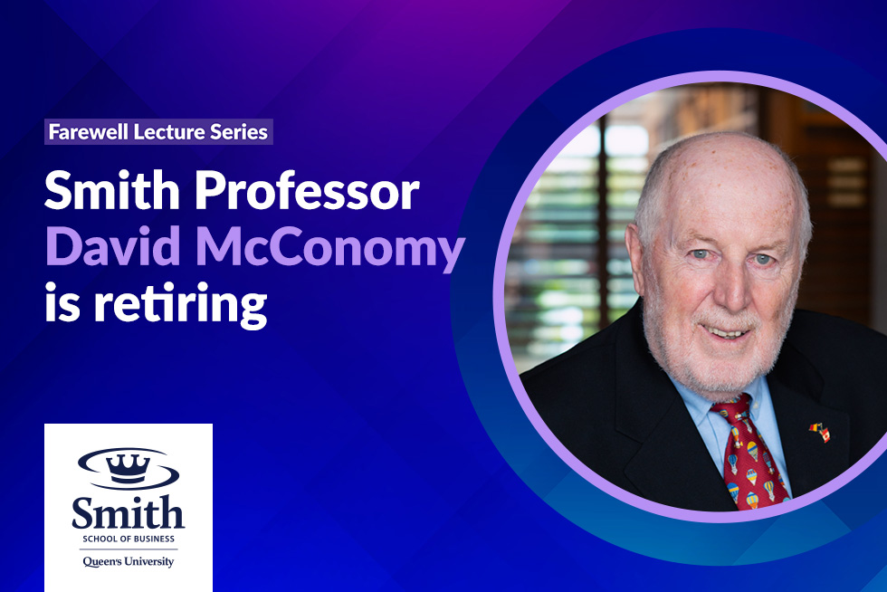 Farewell Lecture Series: Smith Business Professor David McConomy ...