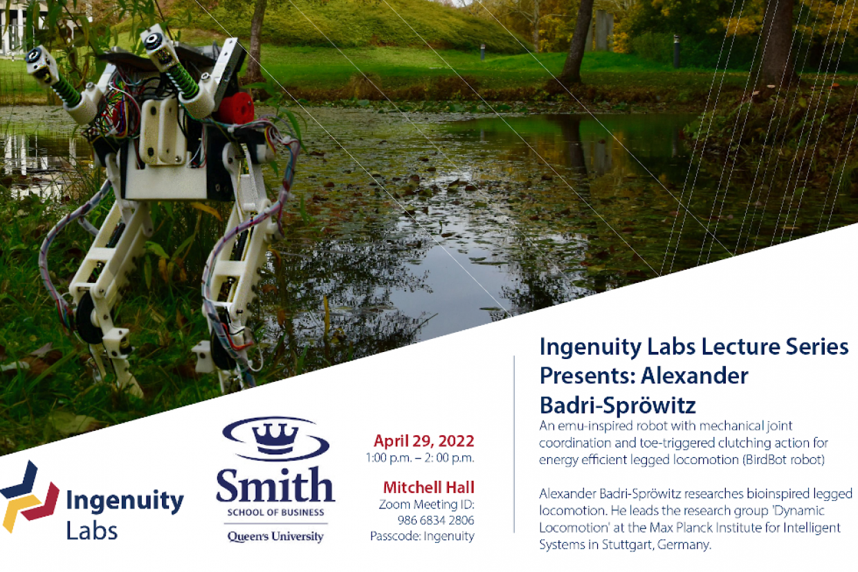 BirdBot: An emu-inspired robot | Queen's Alumni