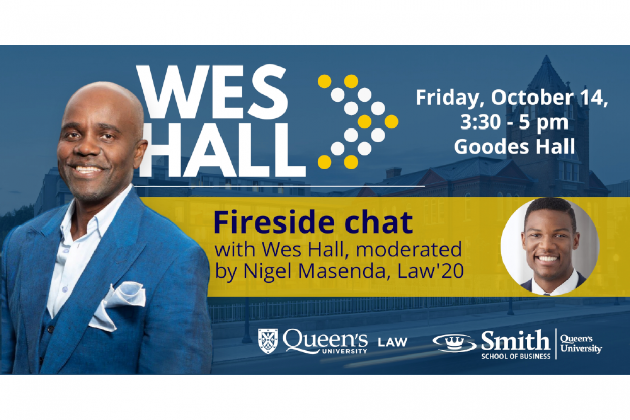 Fireside chat with Wes Hall | Queen's Alumni