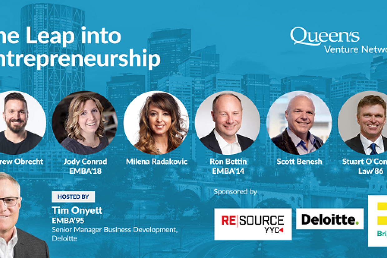 QVN Calgary Presents: The Leap into Entrepreneurship | Queen's Alumni