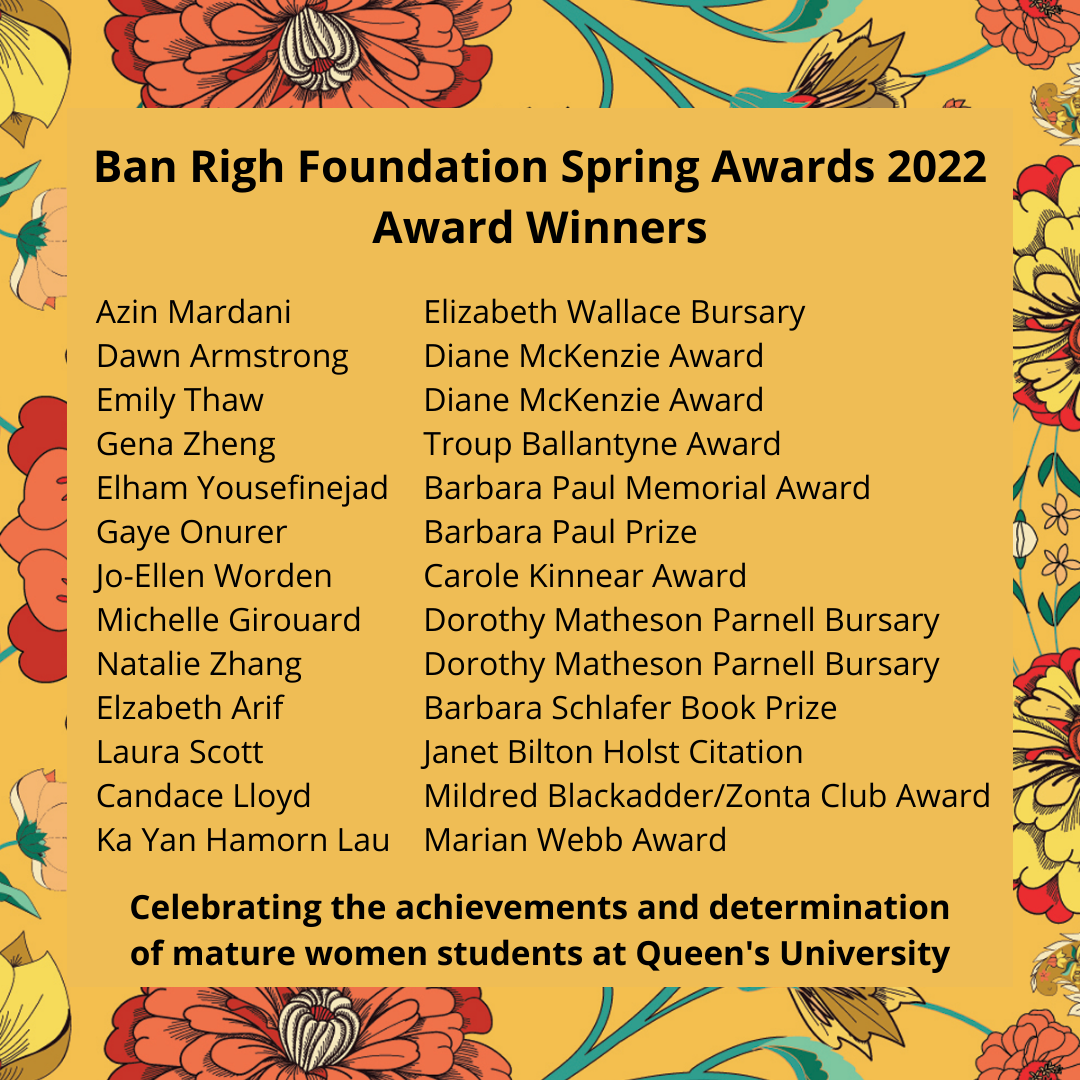 Spring Awards | Ban Righ Centre
