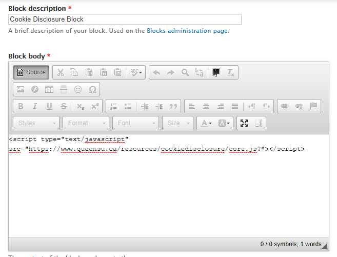 Cookie Disclosure | Digital Engagement & Resources