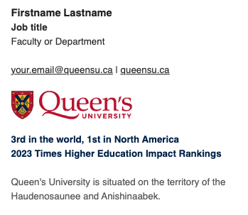 Email Signature Generator | Digital Engagement & Resources