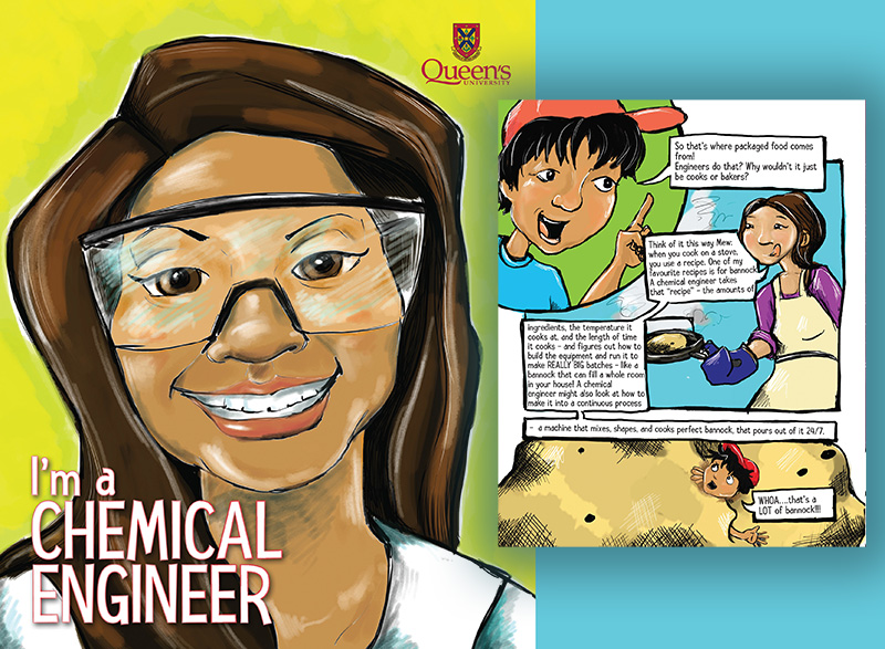 Female Chemical Engineer Cartoon - Here comes another exciting mighty ...