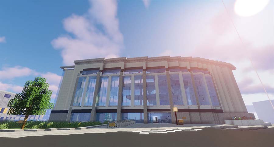 Minecraft Queen's campus | Queen's University Gazette