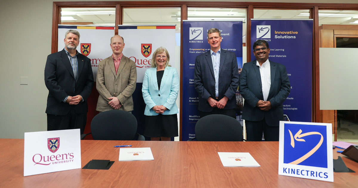 Queen's and Kinectrics partner to explore nuclear energy innovation ...