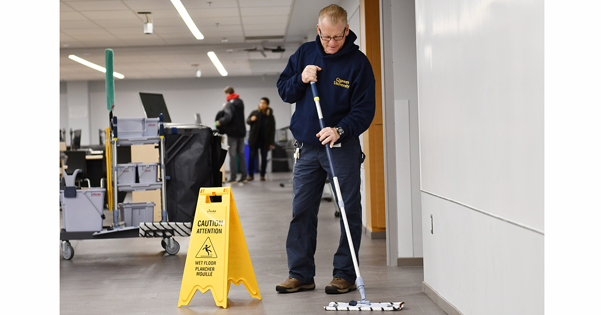 Campus adopts sustainable cleaning methods | Queen's Gazette