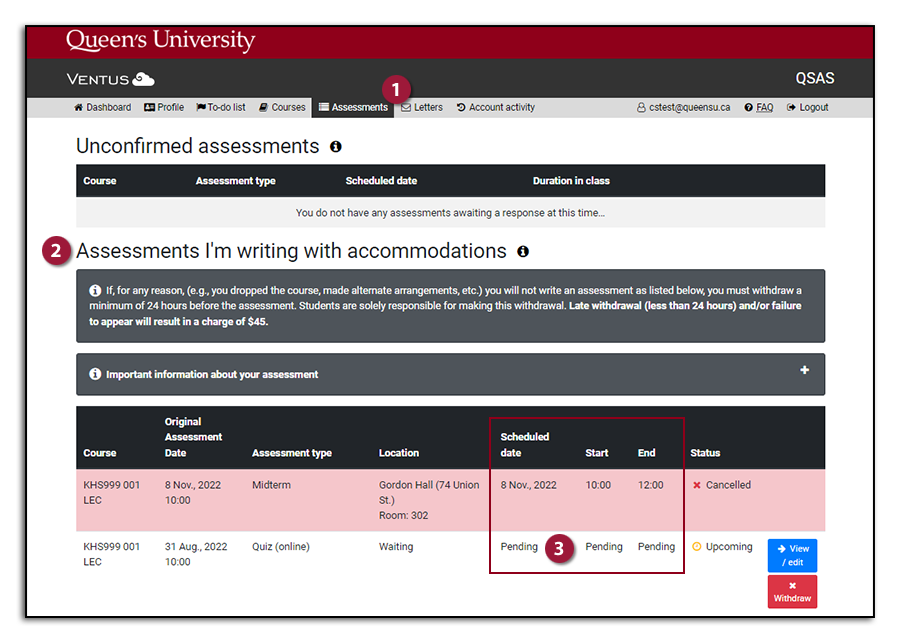 Assessment Accommodations | Ventus Support